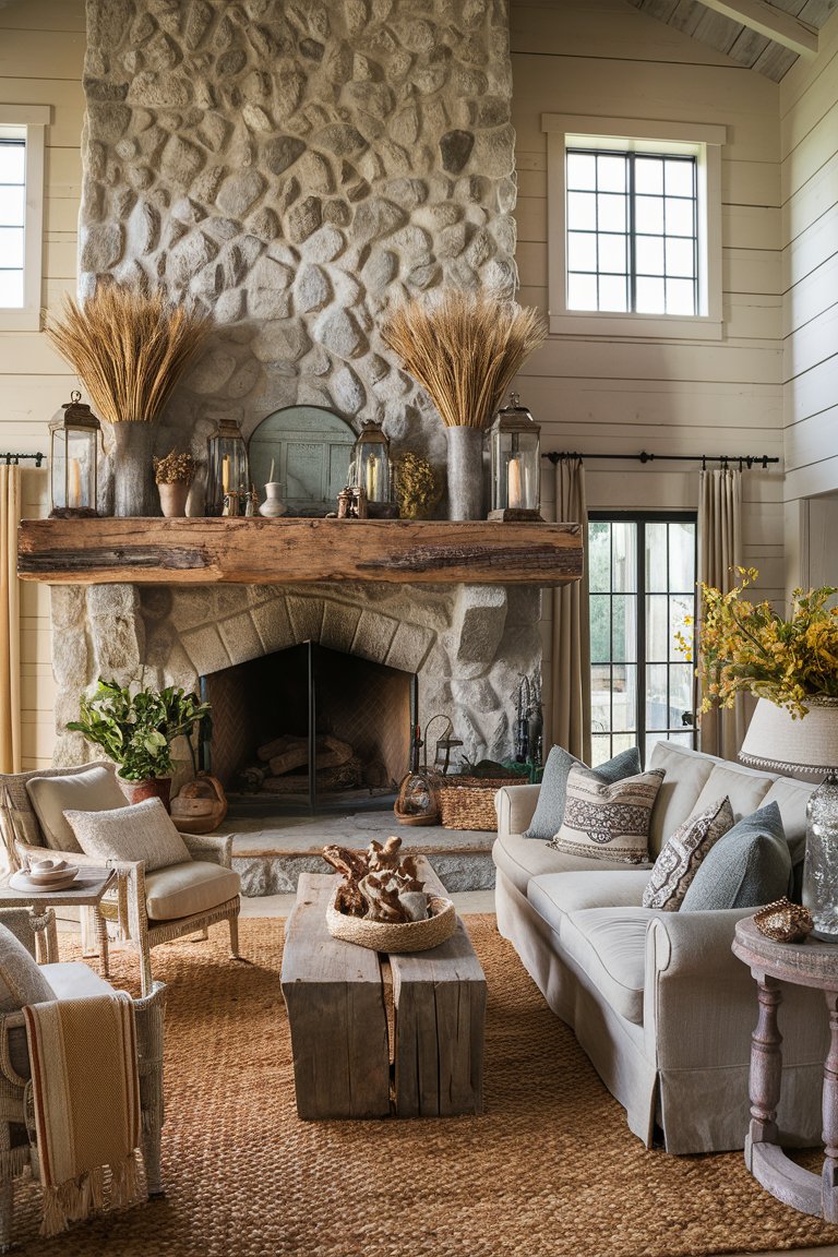 70+ Modern Farmhouse Living Room Ideas - Opps Fellas - Creative and ...