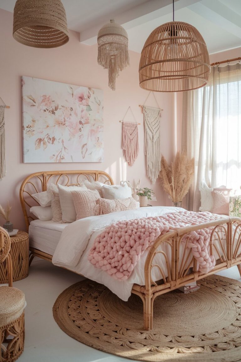 Cozy Boho Bedroom Inspiration: Small Space Decor - Opps Fellas ...
